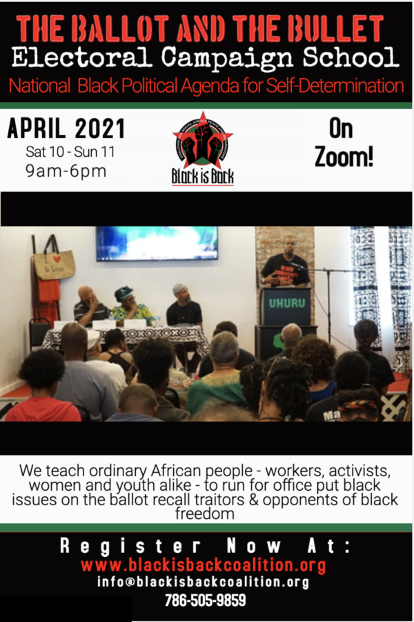 Black is Back Coalition - For Social Justice Peace and Reparations